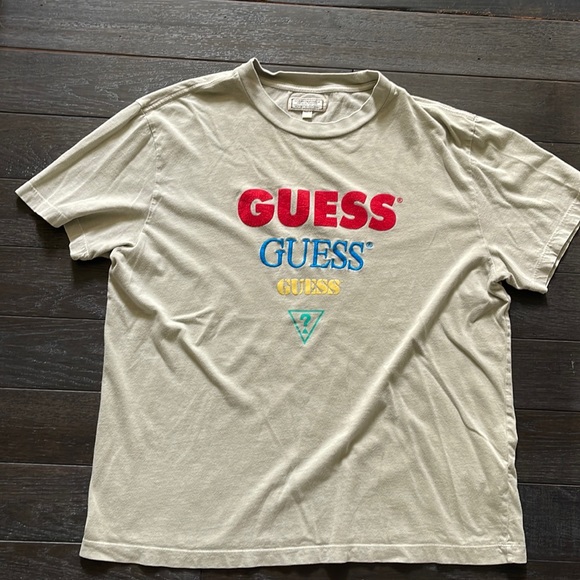 Guess | Shirts | Guess T Shirt With Logos | Poshmark